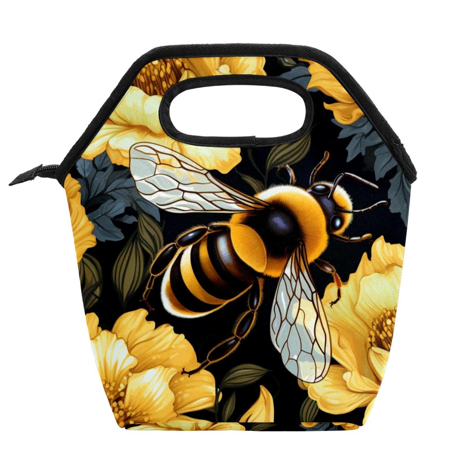 Sky Bees Large Capacity Lightweight Printed Insulated Ideal Lunch Bag ...