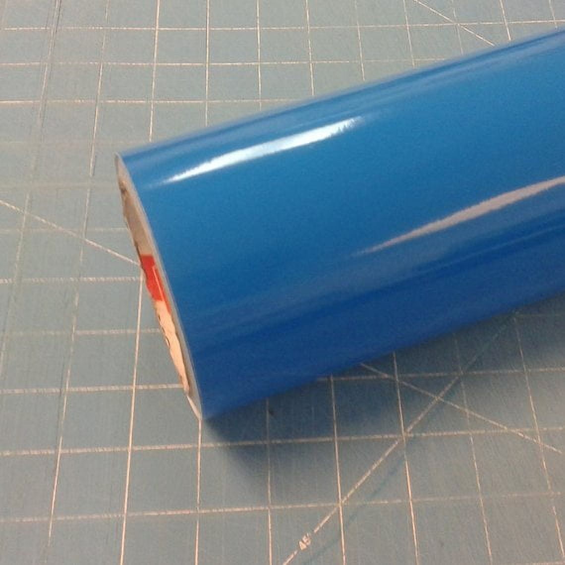 Sky Blue 24" x 10 Ft Roll of Glossy Oracal 651 Vinyl for Craft Cutters ...