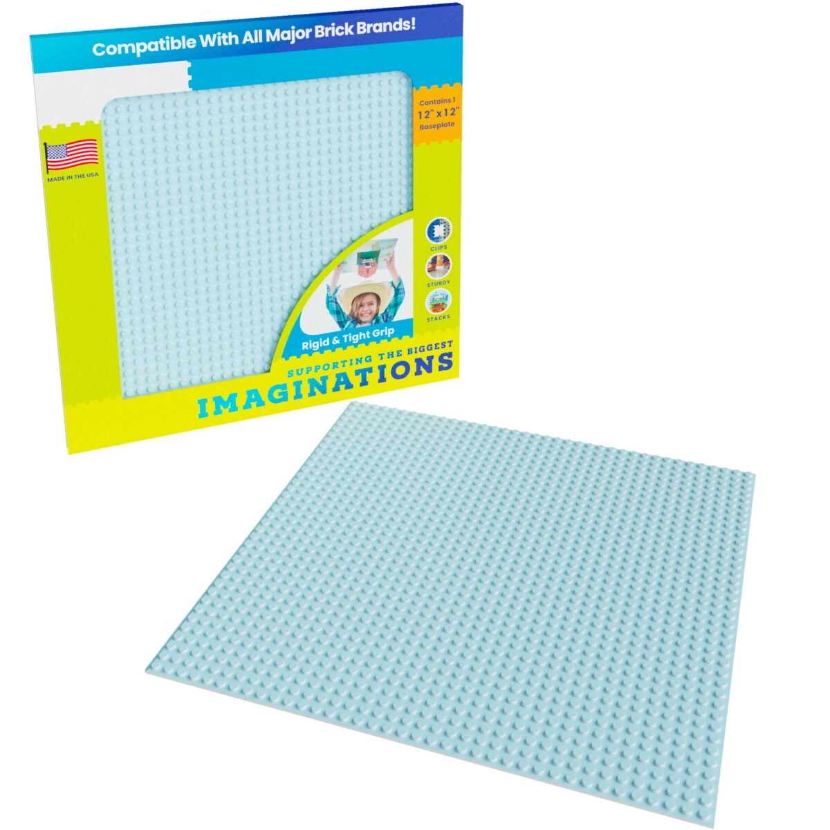 Sky Blue Baseplate (10Pack) - Walmart.com