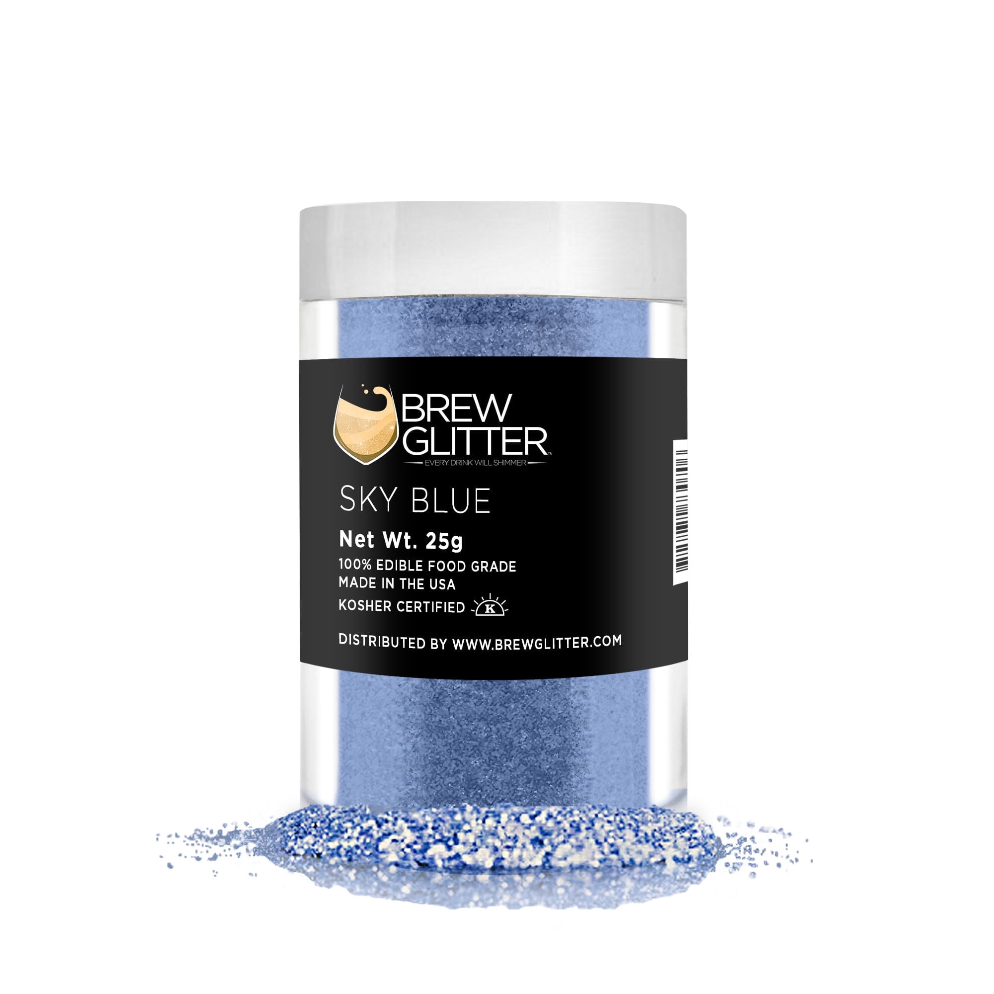 Brew Glitter - Sky Blue Edible Drink Glitter - Bold Sparkle, Beverage ...