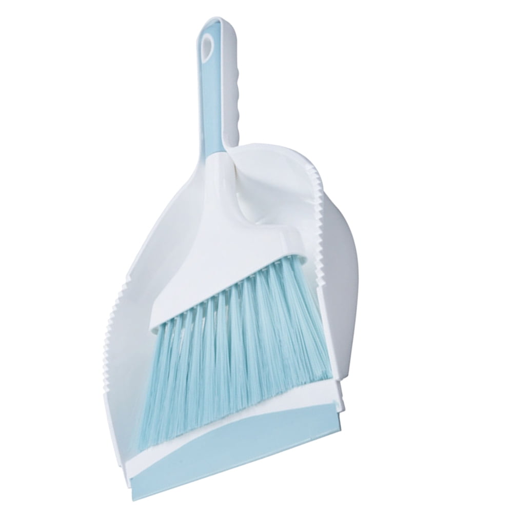 Sky-blue Mini Broom Set for Home Use Strong and PP Silicone Desk ...