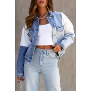 Roper Womens Black Flower Print Bomber Jacket - Walmart.com
