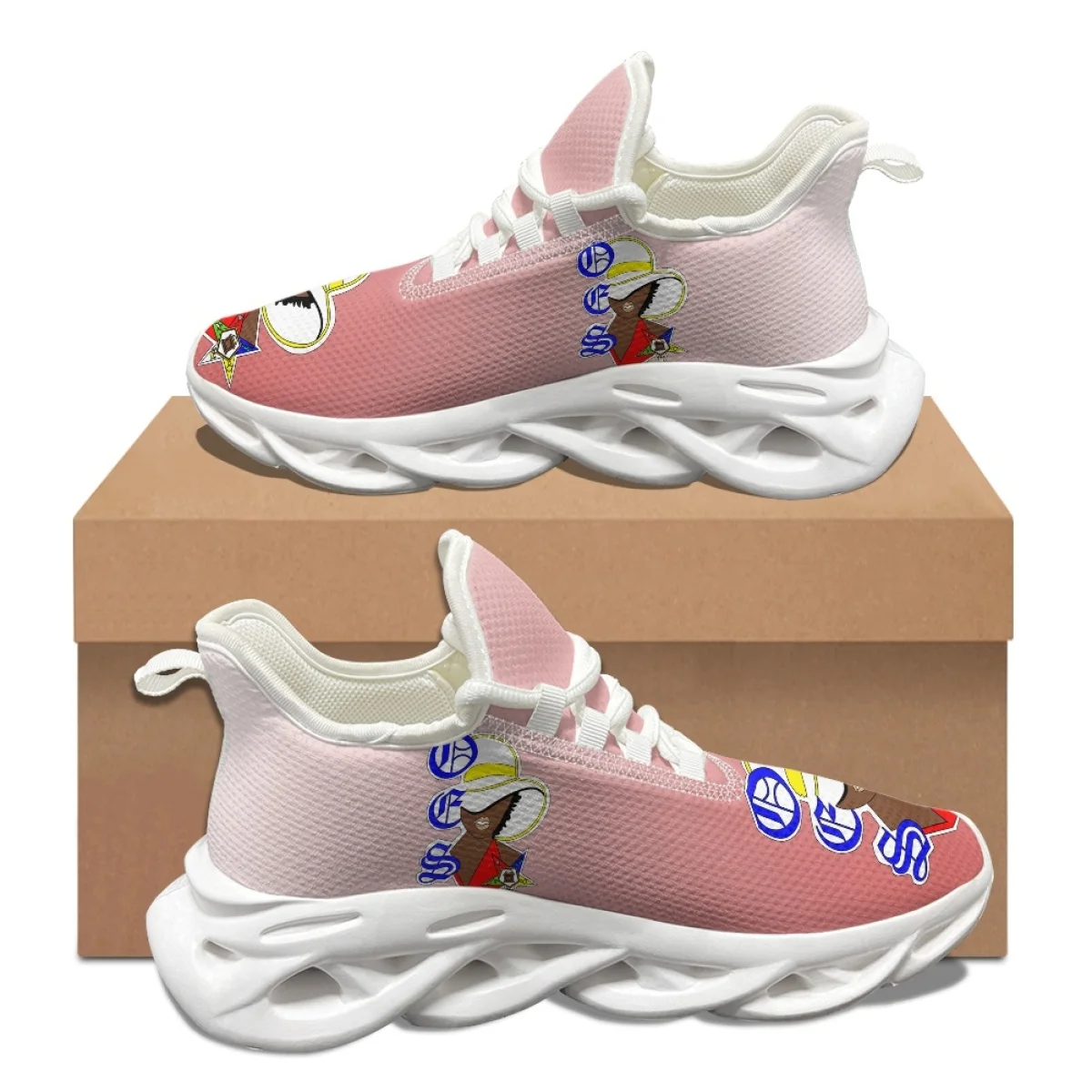 Sky Blue Pentagram OES Pattern New Couple Shoe Autumn Winter Tennis ...
