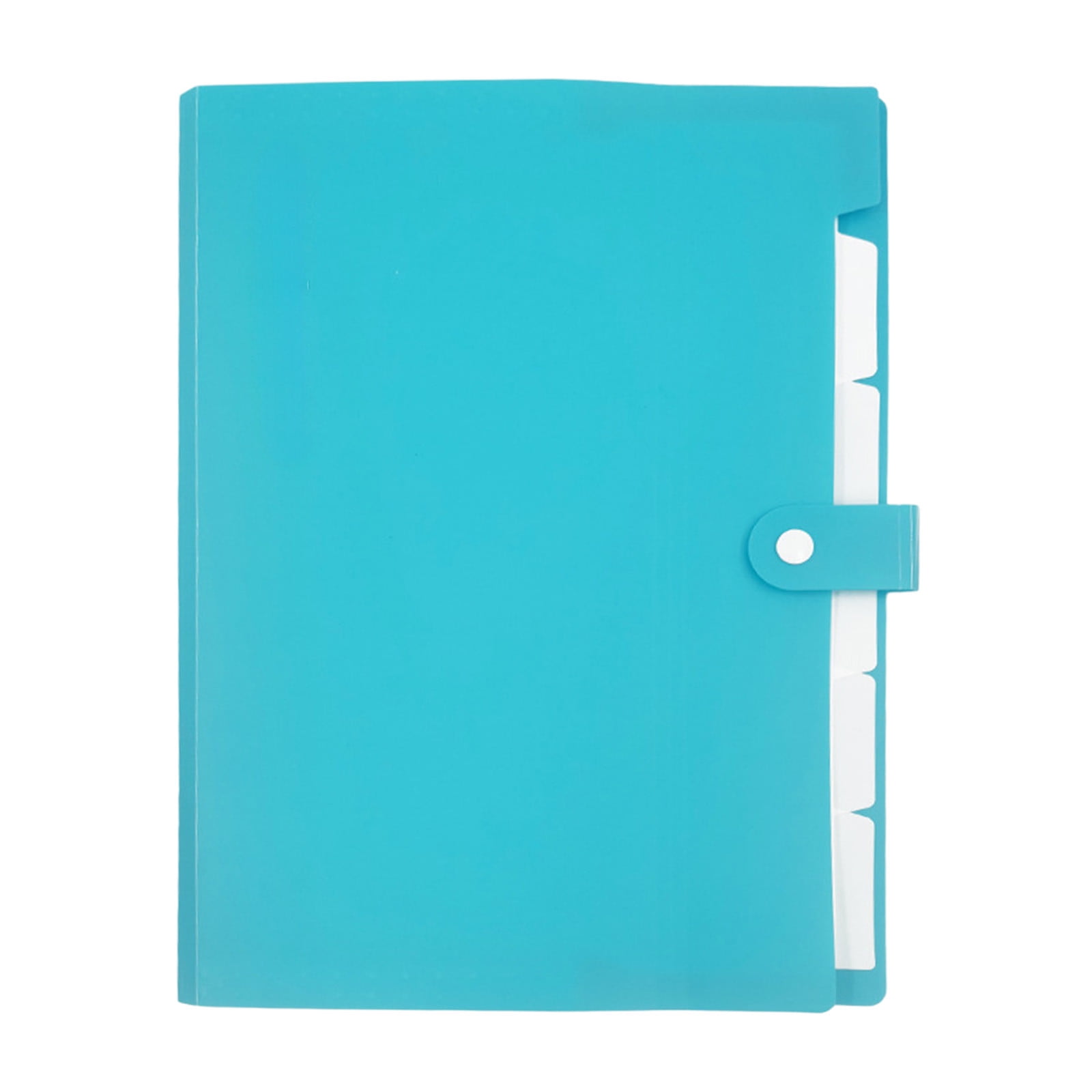 Sky Blue Sky Blue A4 Button Folder For Office School Data Storage And ...