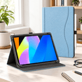 Sky Blue Universal 9.6-11 Inch Tablet Case with Stand and Hand Strap ...