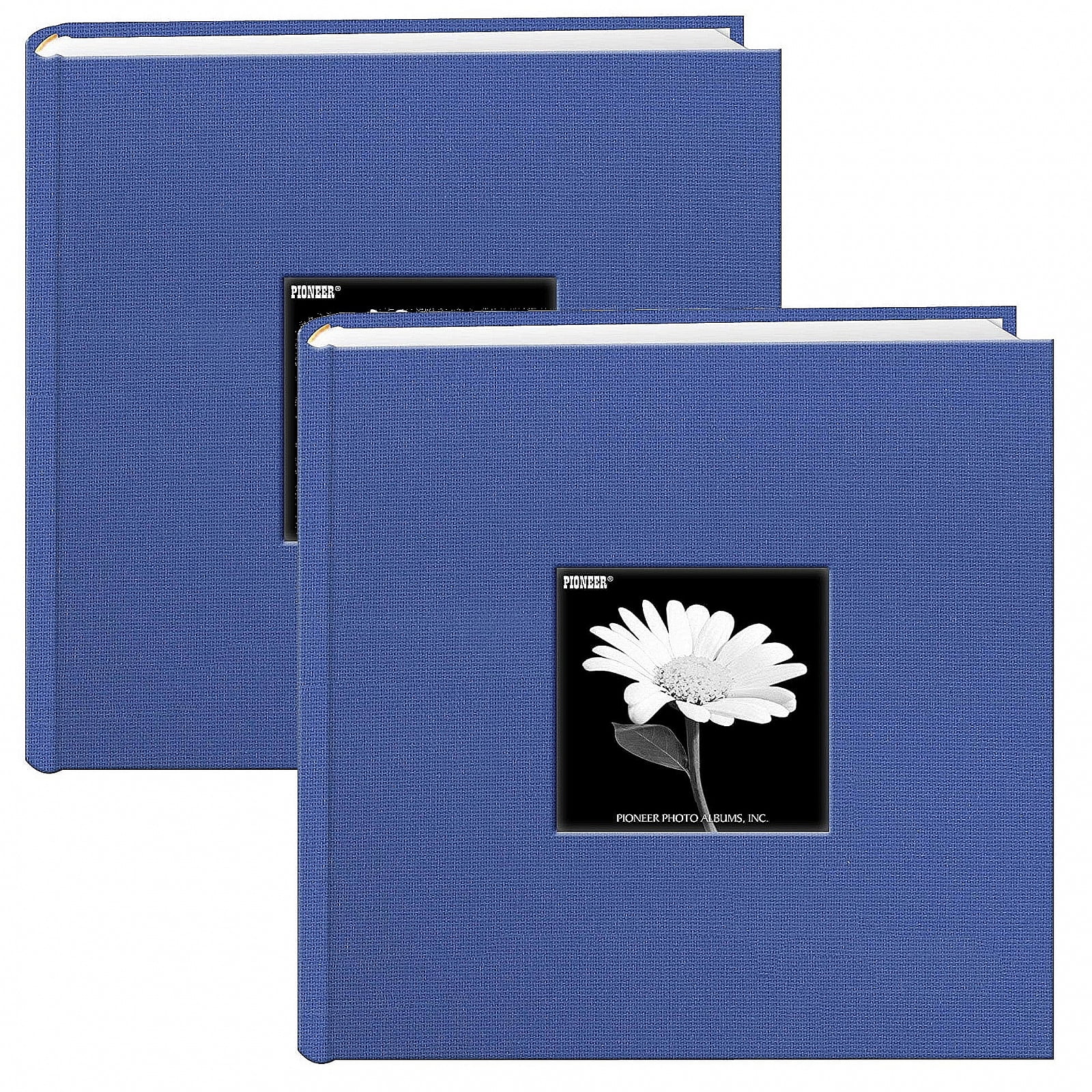 Sky-Blue cloth 2-up frame photo album by Pioneer - bundle priced set of ...
