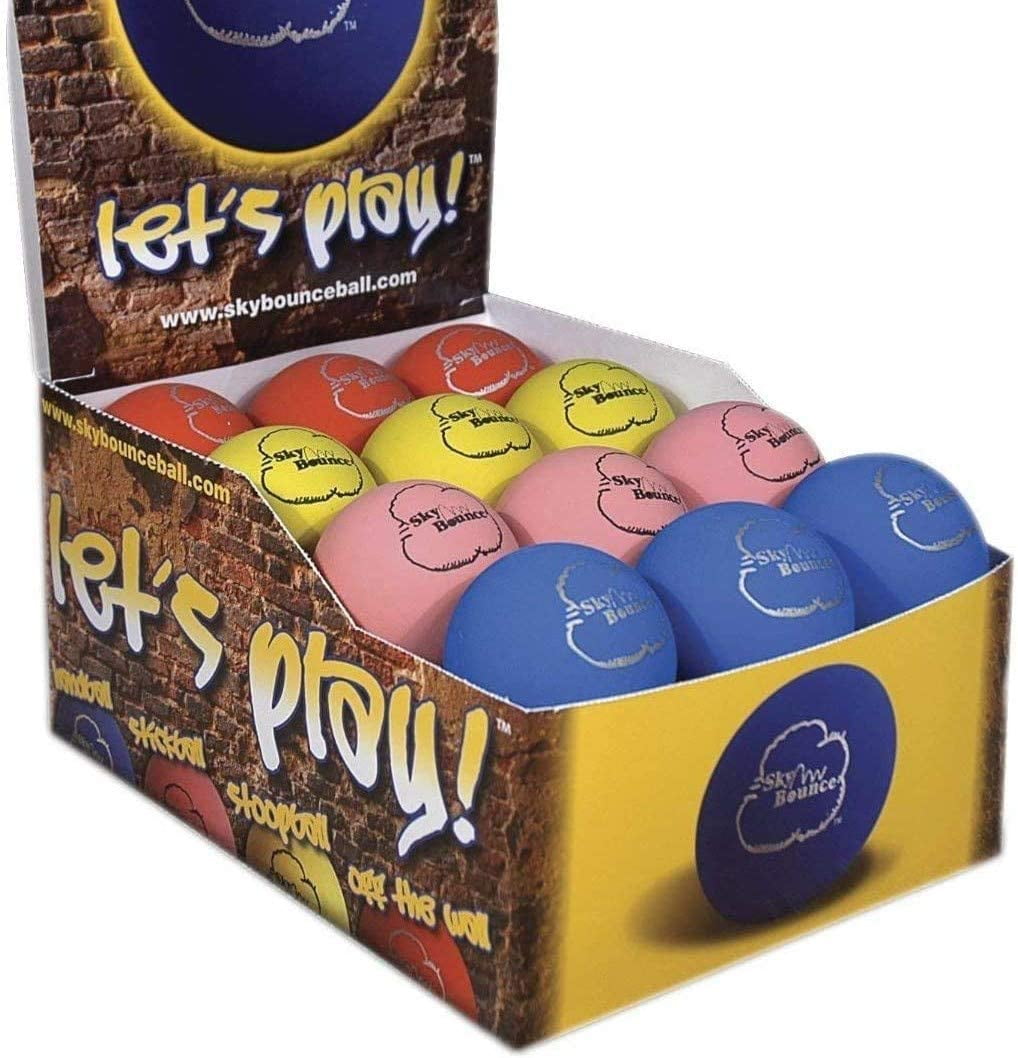 Sky Bounce Color Rubber Handballs for Recreational Handball, Stickball ...