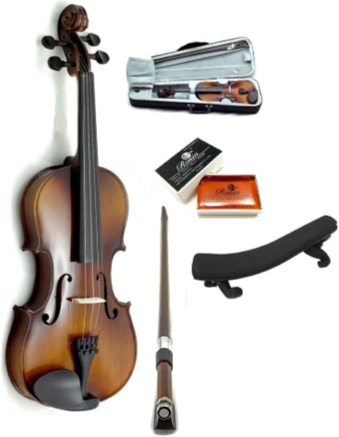 Sky Brand New Solid Wood Antique Viola Outfit with Lightweight Case ...
