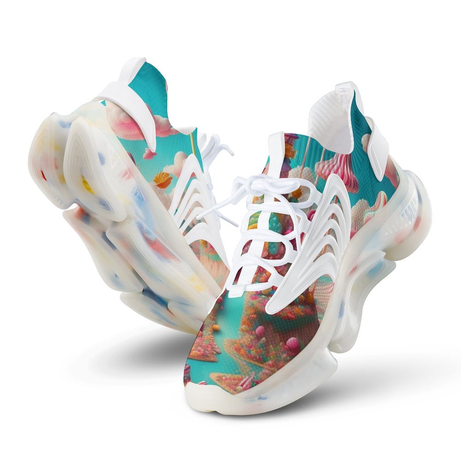 Sky Candy Land Walking Shoes for Men Woman Lightweight Tennis Fashion ...