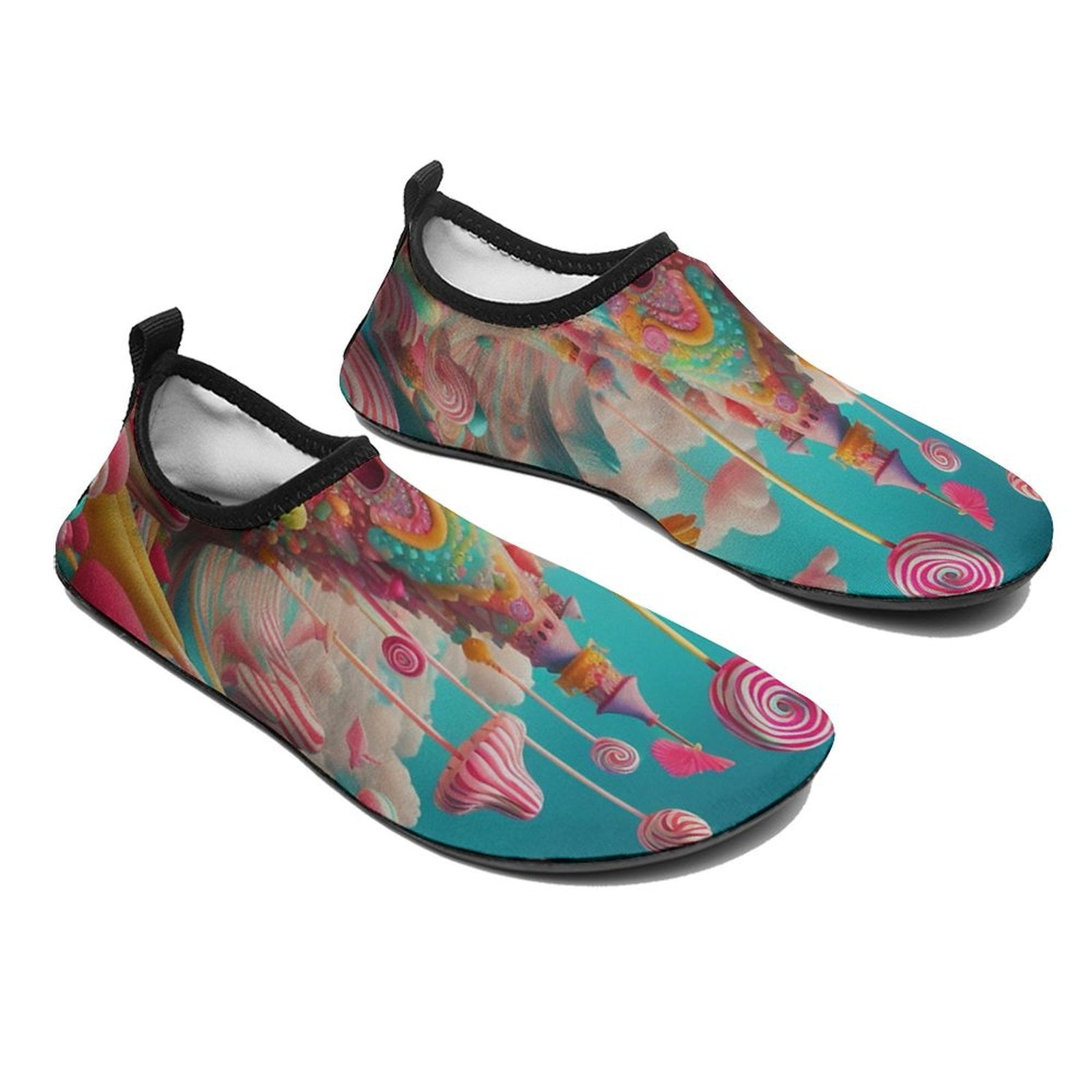 Sky Candy Land Water Shoes Beach Slip-on Shoes for Men Women Swim Pool ...