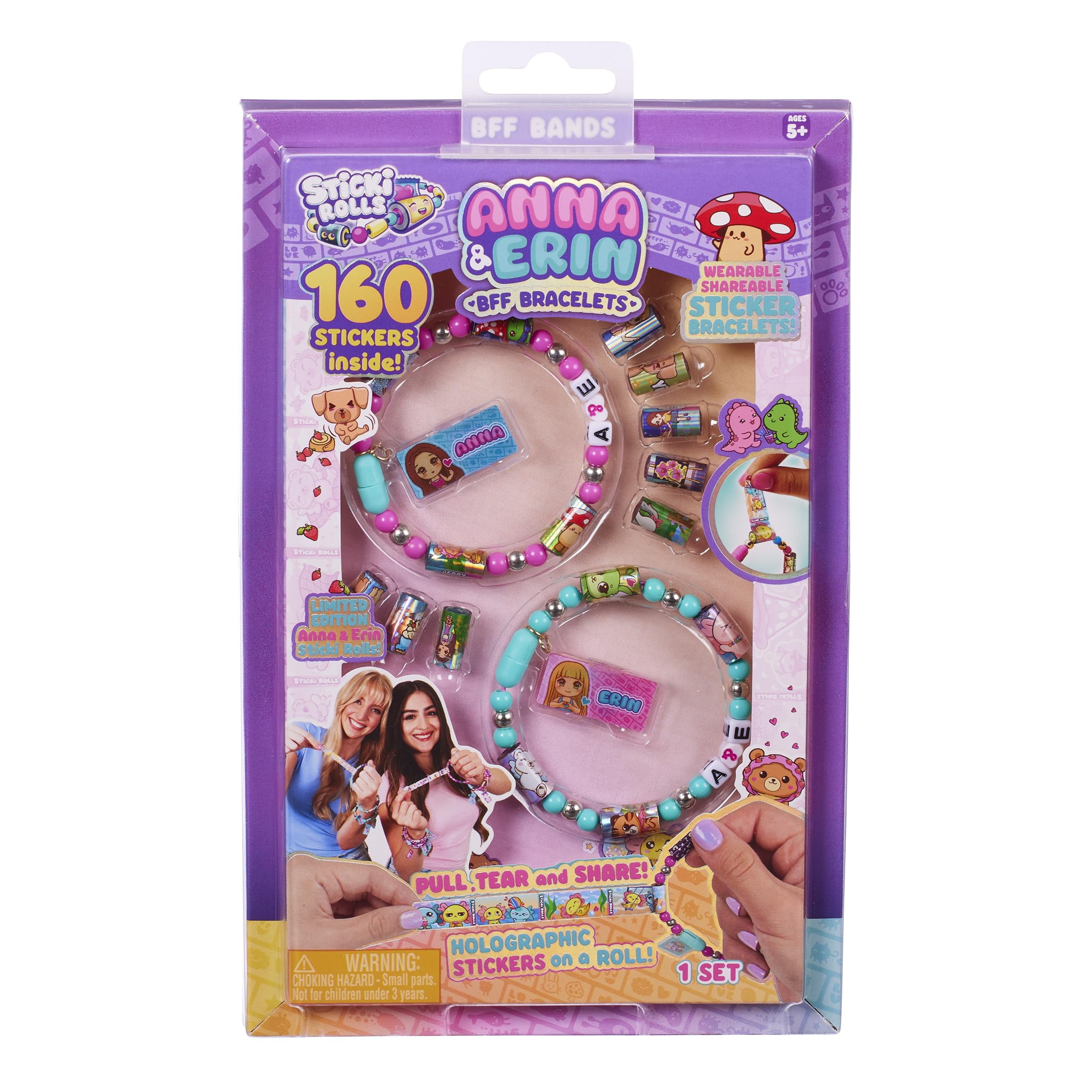 Sky Castle Sticki Rolls ANNA and ERIN BFF Pack - Walmart.com
