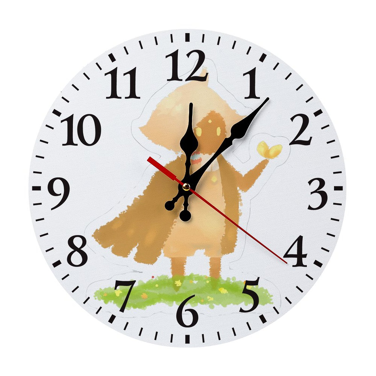 Sky Children Of The Light Round Wall Clock Wooden Wall Clock With ...