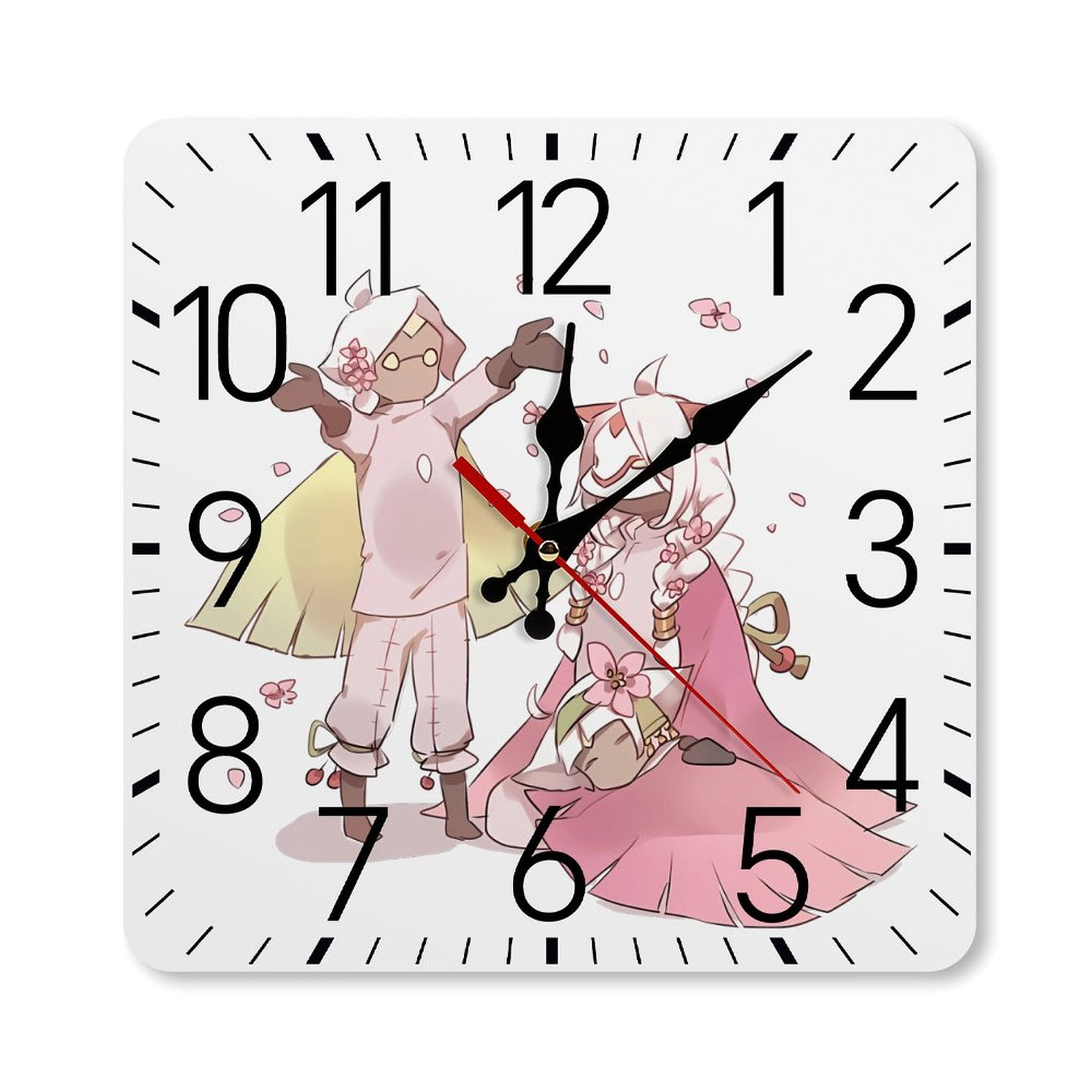 Sky Children Of The Light Square Wall Clock Wooden Wall Clock With ...