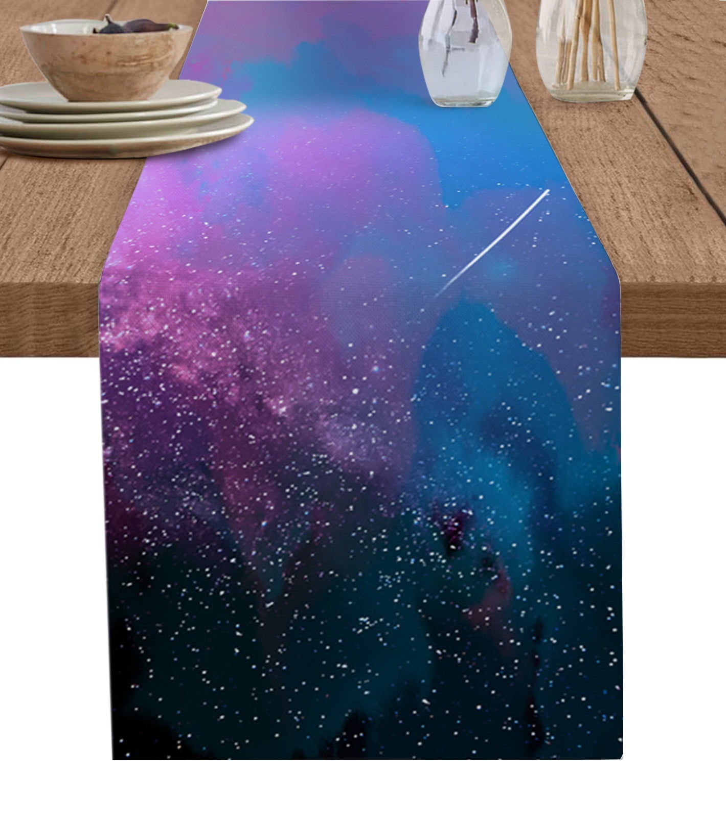 Sky Clouds Night Sky Table Runner luxury Kitchen Dinner Table Cover ...