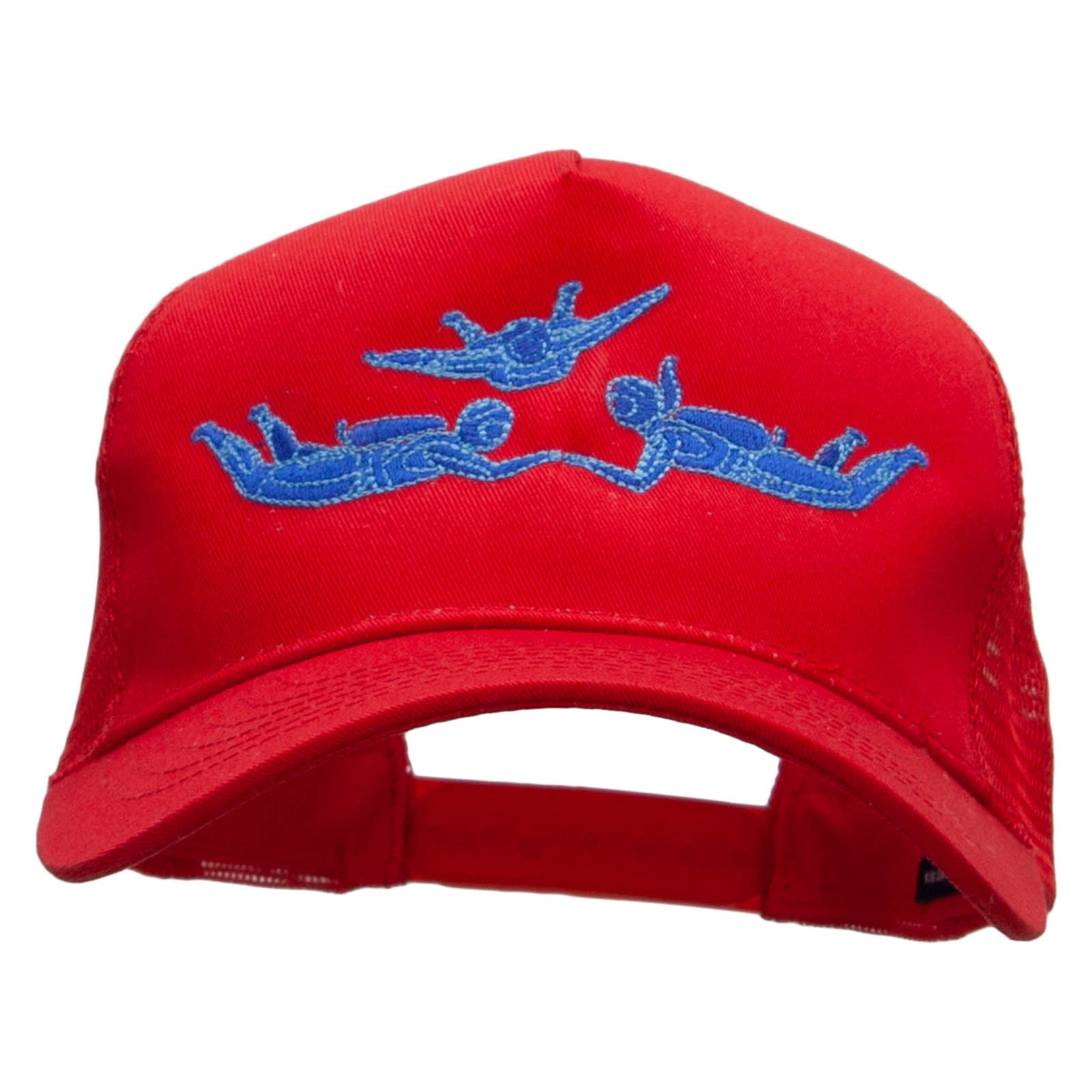 Sky Divers Embroidered 5 Panel High Profile Poly Cotton Twill Mesh ...
