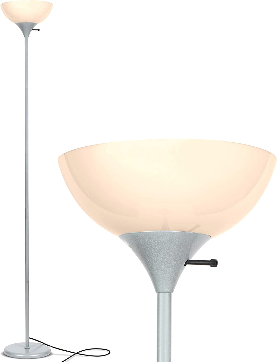 Sky Dome Dimmable LED Floor Lamp, Torchiere Floor Lamp for Living Rooms ...