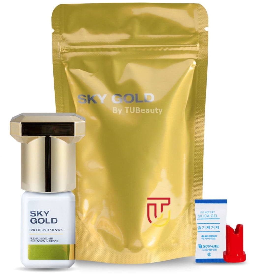 Sky Gold Glue Fast Eyelash Extension 5ml - Useful for customers with ...