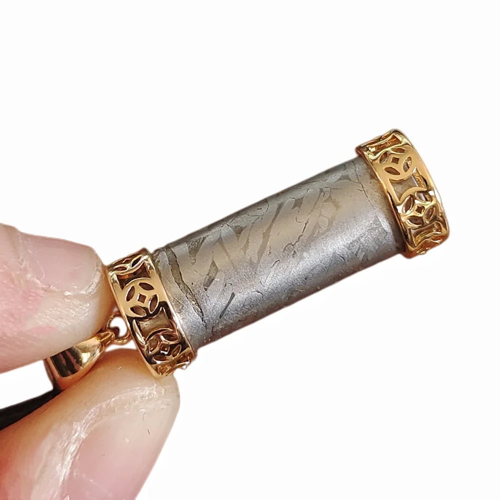 Sky Iron Amulet Gawu Box Pendant Aletai Iron Meteorite Energy Evil ...