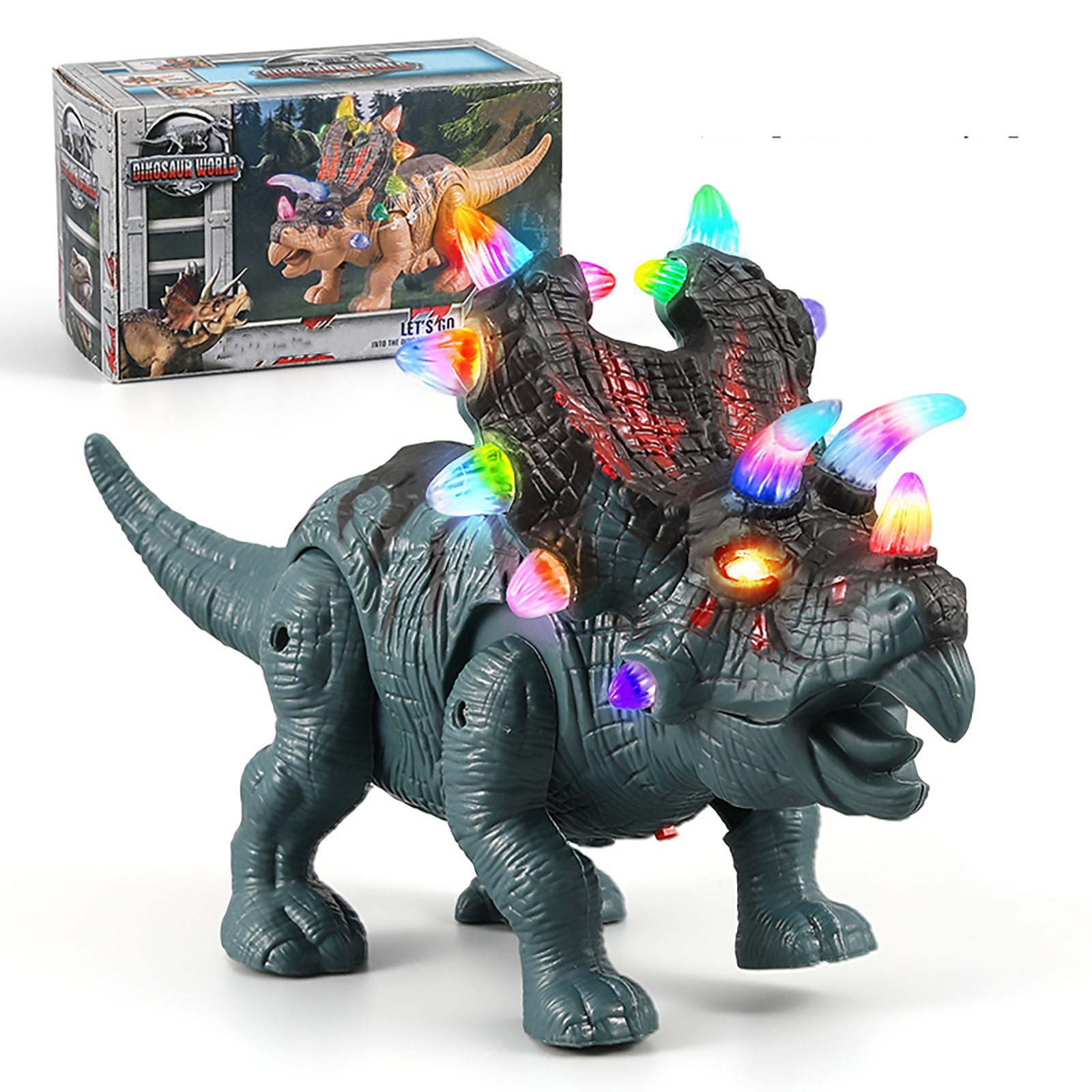 Sky Lite Projector Glow Light Walking Dinosaur Toy For Toddlers Kids 3 ...