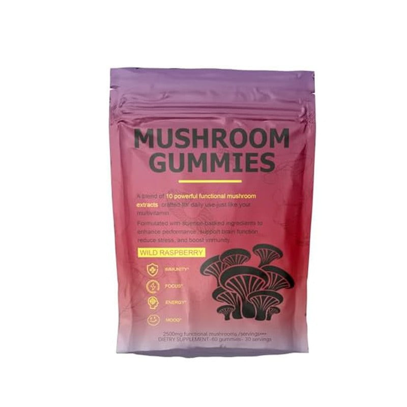 Sky Nutrition Super Mushroom Gum All-in-One Sup - 12 Mushroom Blend ...