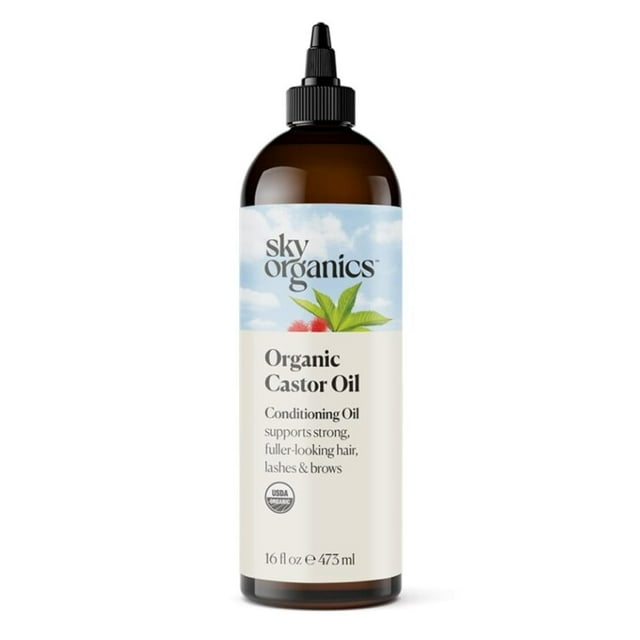 Sky Organics 100 Pure Cold Pressed Castor Oil 16 Oz Usda Certified