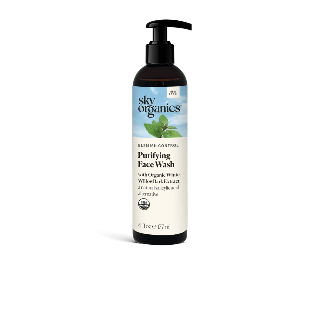 Sky Organics Blemish Control Purifying Face Wash for Face to Cleanse ...