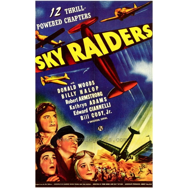 Sky Raiders - movie POSTER (Style A) (27" x 40") (1941) - Walmart.com