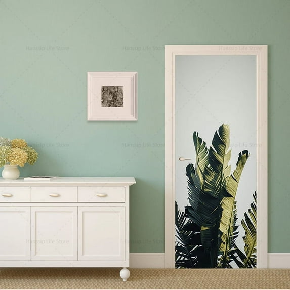 Sky Scenery Door Mural Stickers Self Adhesive Waterproof PVC Wallpaper ...