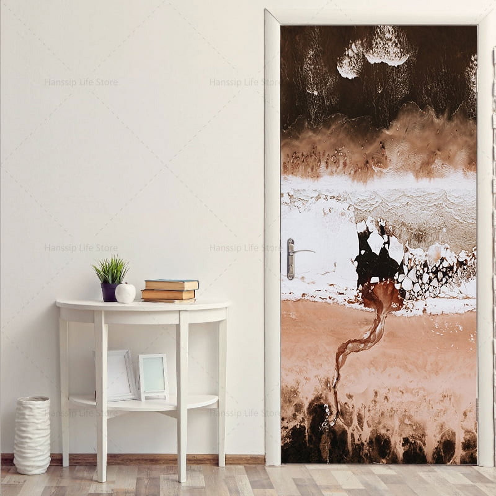 Sky Scenery Door Mural Stickers Self Adhesive Waterproof PVC Wallpaper ...