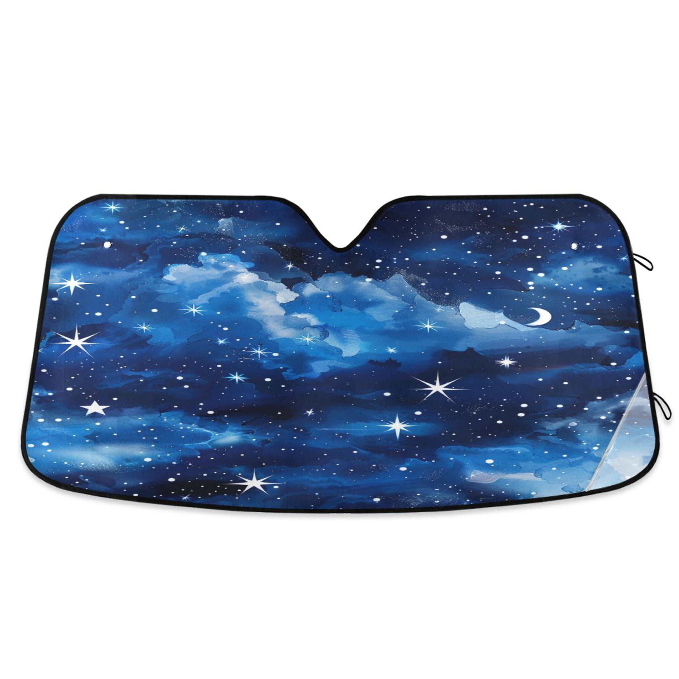Sky Shining Stars Clouds Moon Windshield Sun Shade Automobile Visor ...