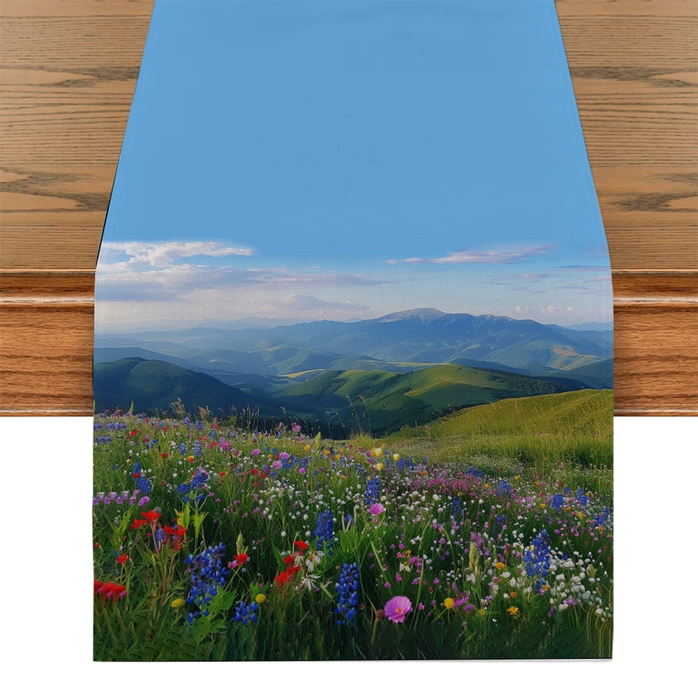 Sky Table Runners for Dining Table ration & Accessories Nature Runner r ...