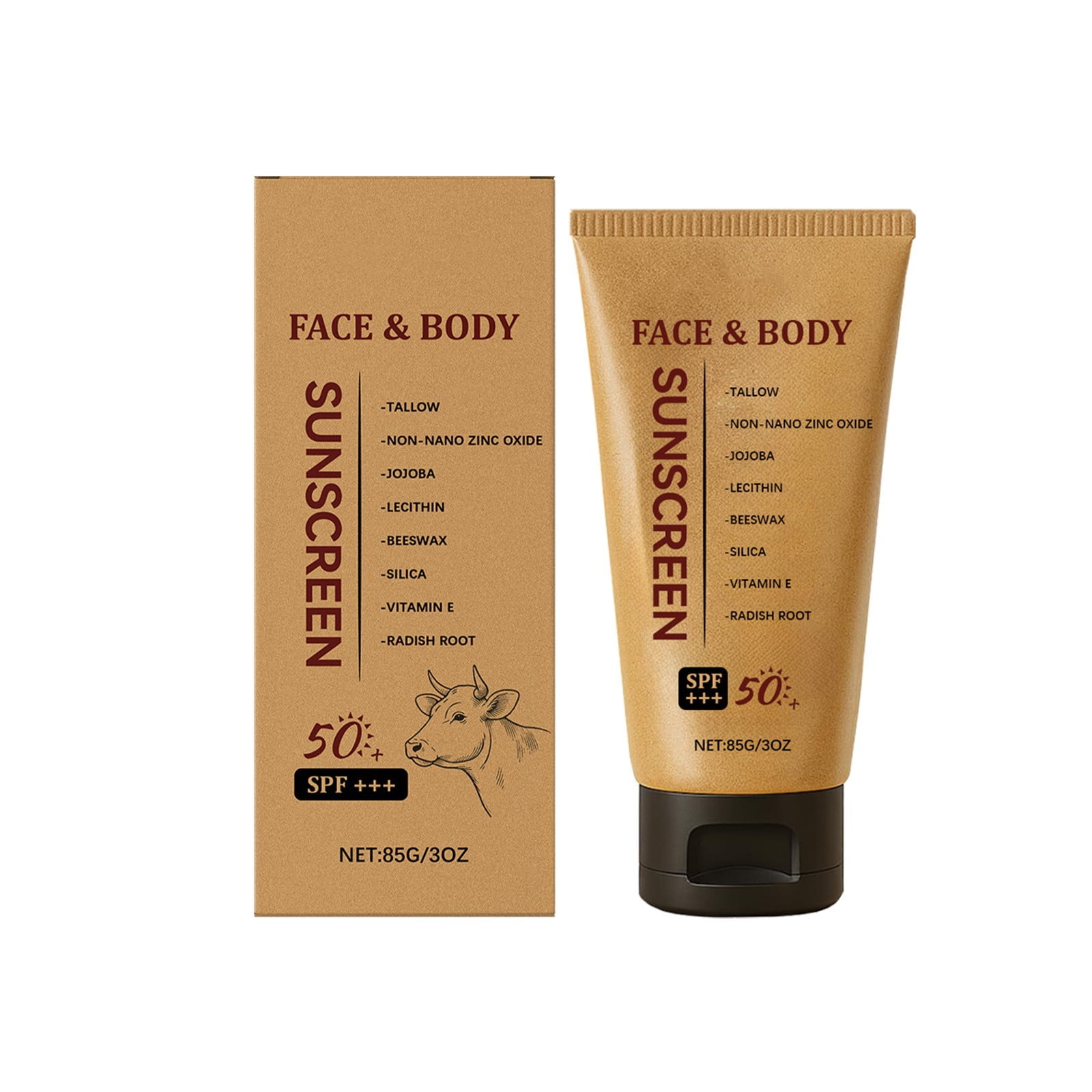 Sky Tallow Sun Screen, S-ol Beef Tallow for Skin and Face, Grass Fed ...