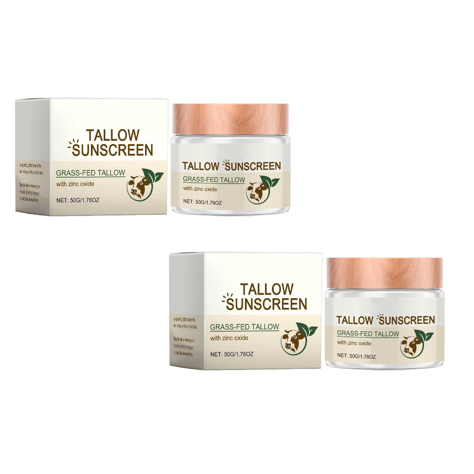 Sky Tallow Sunscreen Non Greasy Organic Natural Sol Beef Tallow for ...