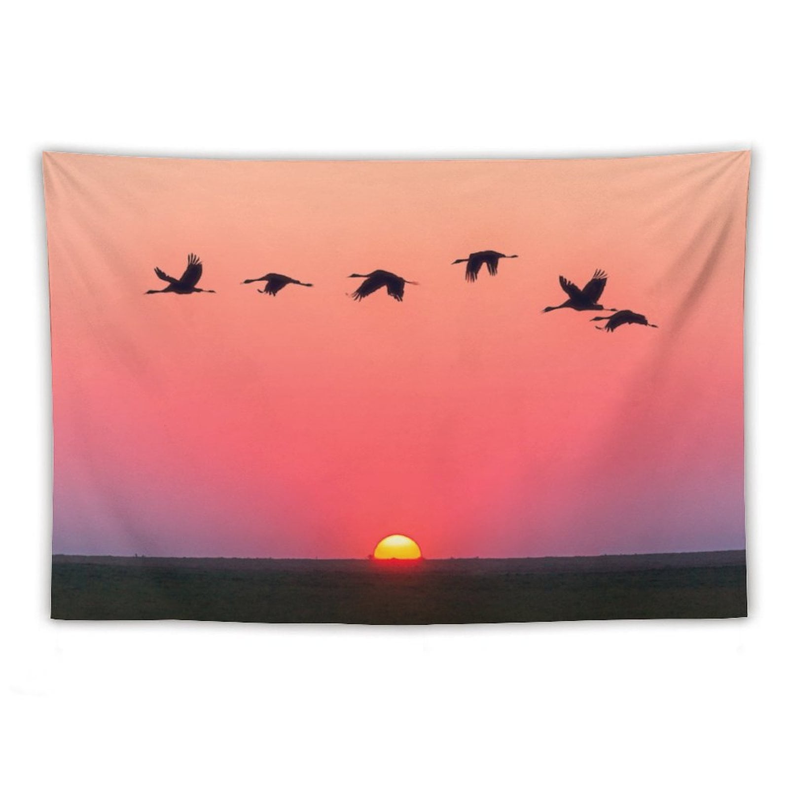 Sky Tapestry Photo Backdrop Dramatic Sunset Sky With Clouds Over Ocean ...