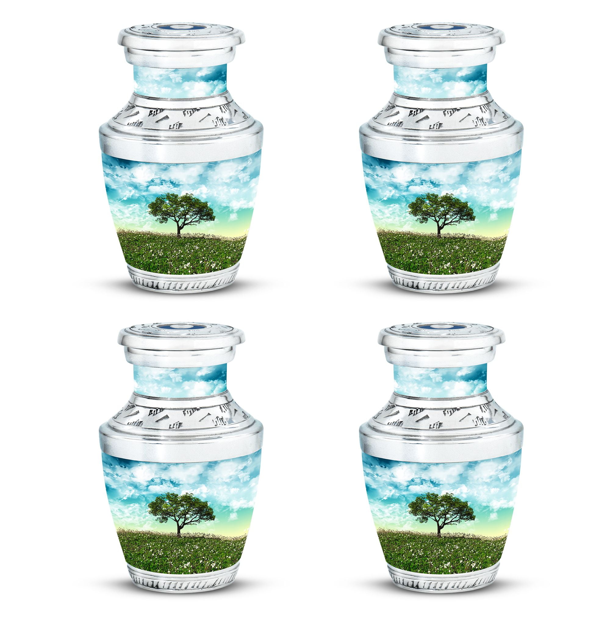 Sky Tree Elegant Petite Cremation Box for Adult Tribute - Timeless ...