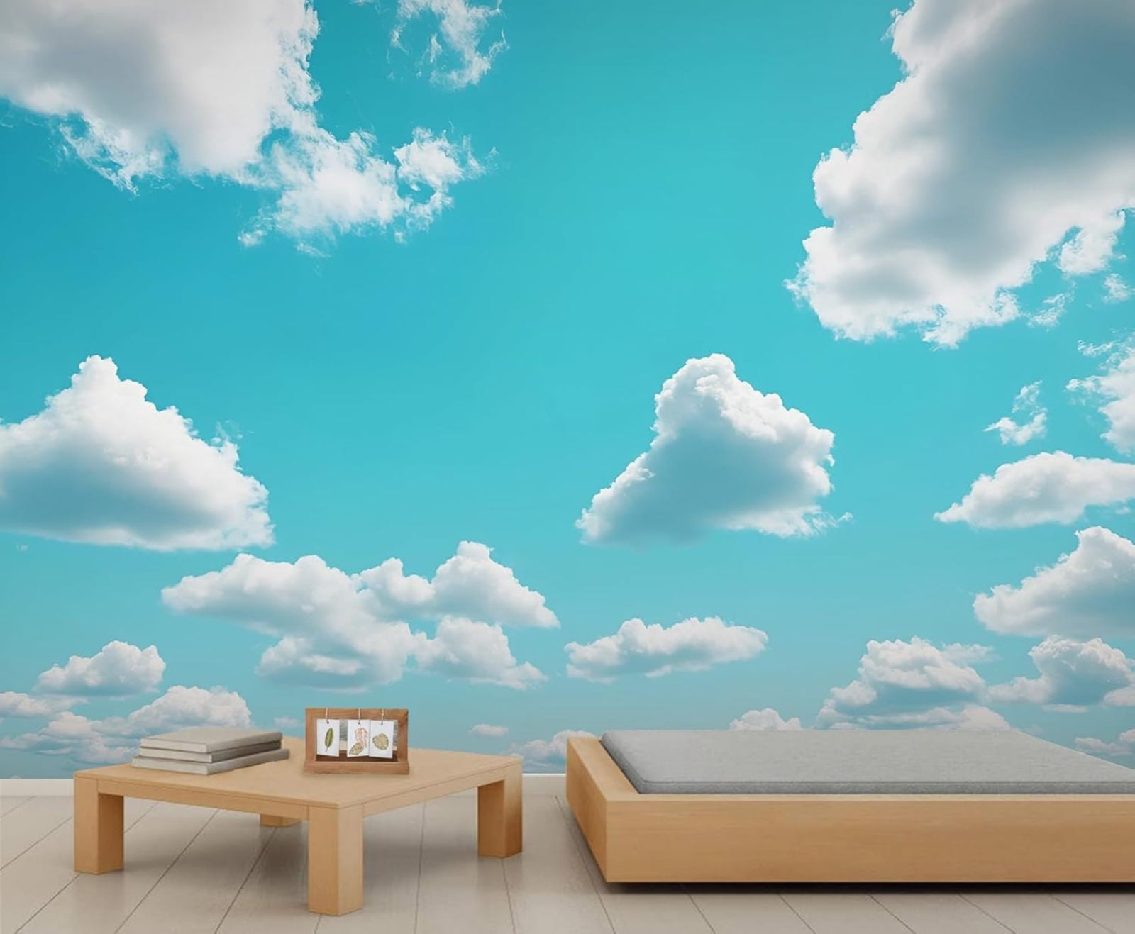 Sky White Clouds Wall Mural - Natural Scenery Wall Murals, Children's ...