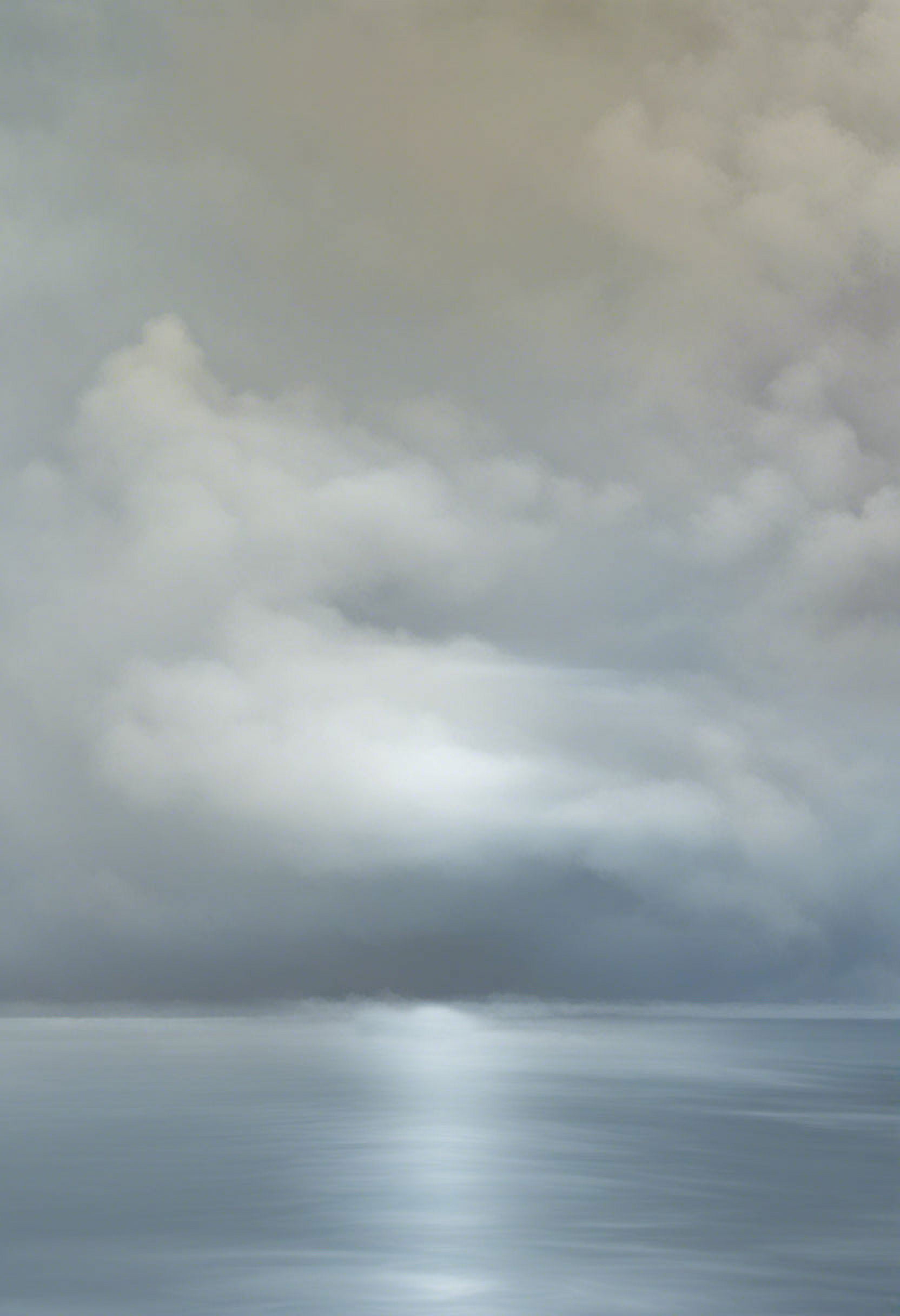 Sky and Water Merge Oil Painting - 12" x 18" Art Print Wall Decor ...