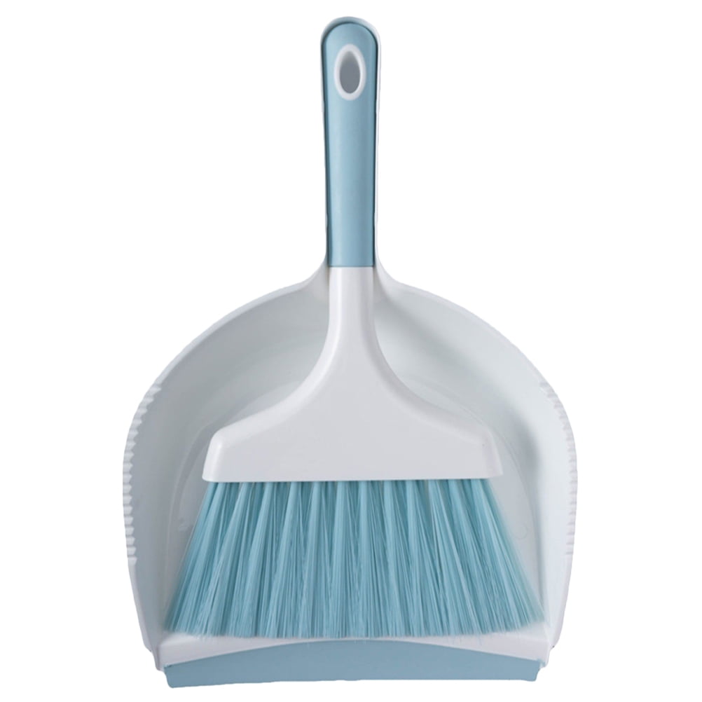 Sky-blue Mini Broom Set for Home Use Strong PP and Silicone Material ...