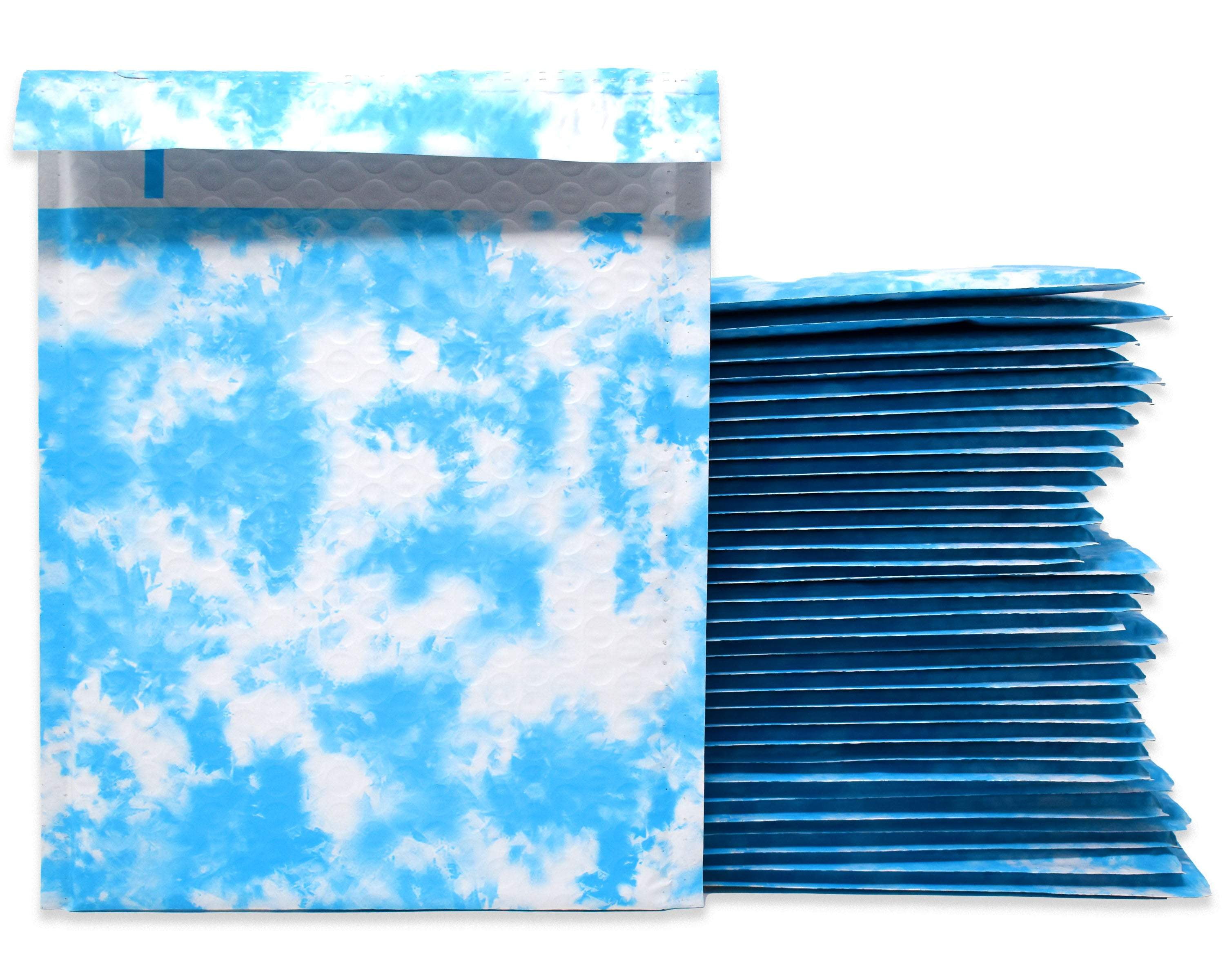 Sky is the Limit" Cloud Poly Bubble Mailers, 6x10 Blue Sky Padded ...