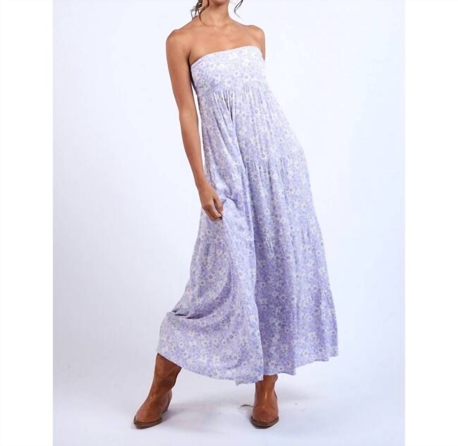 Sky to Moon Floral Maxi Dress - Walmart.com