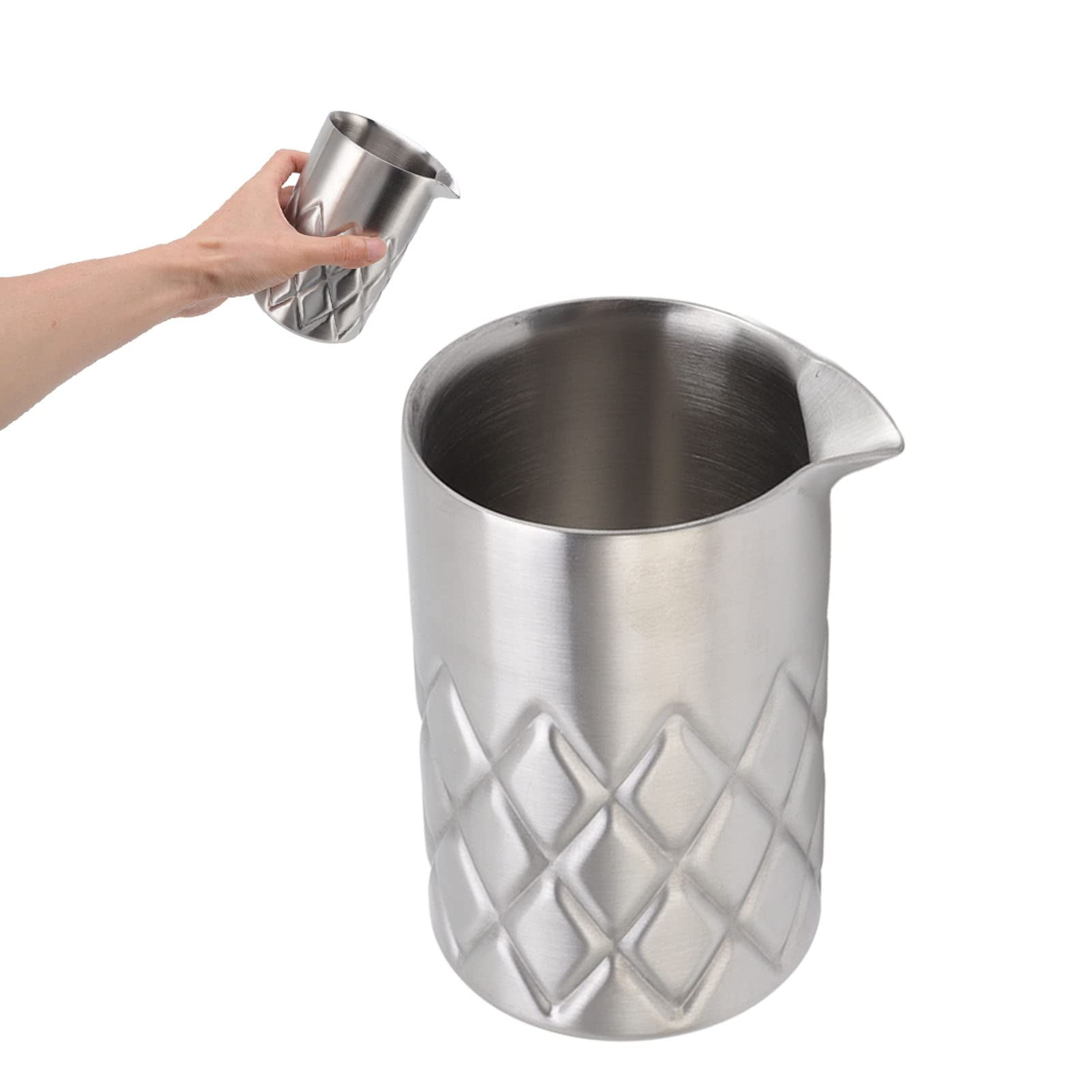 SkyAuks Cocktail Mixing Glass, Bar Tools, Stainless Steel Martini ...