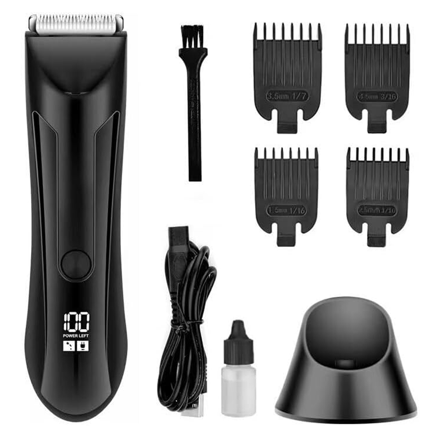 SkyAuks Hair Clippers for Men, Waterproof & Replaceable Blade Trimmer ...