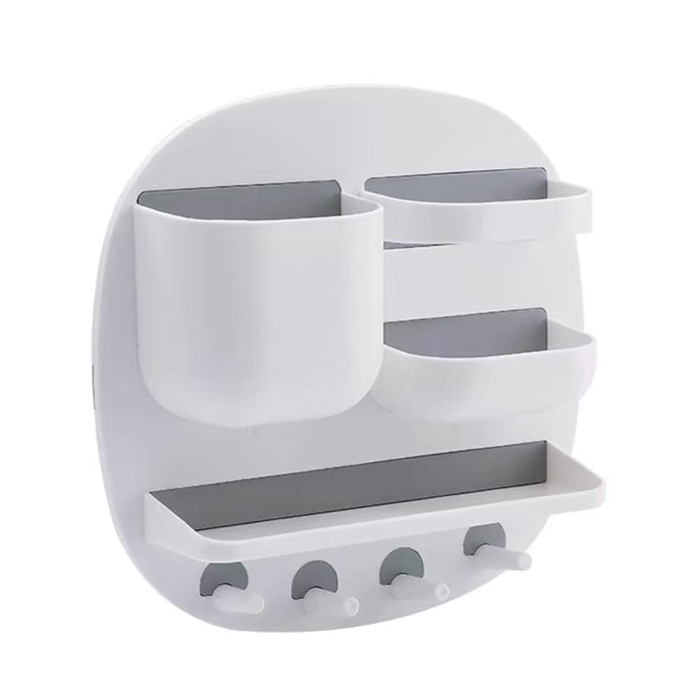 SkyAuks Remote Control Holder, Plastic Wall Mount Organizer, Adhesive ...