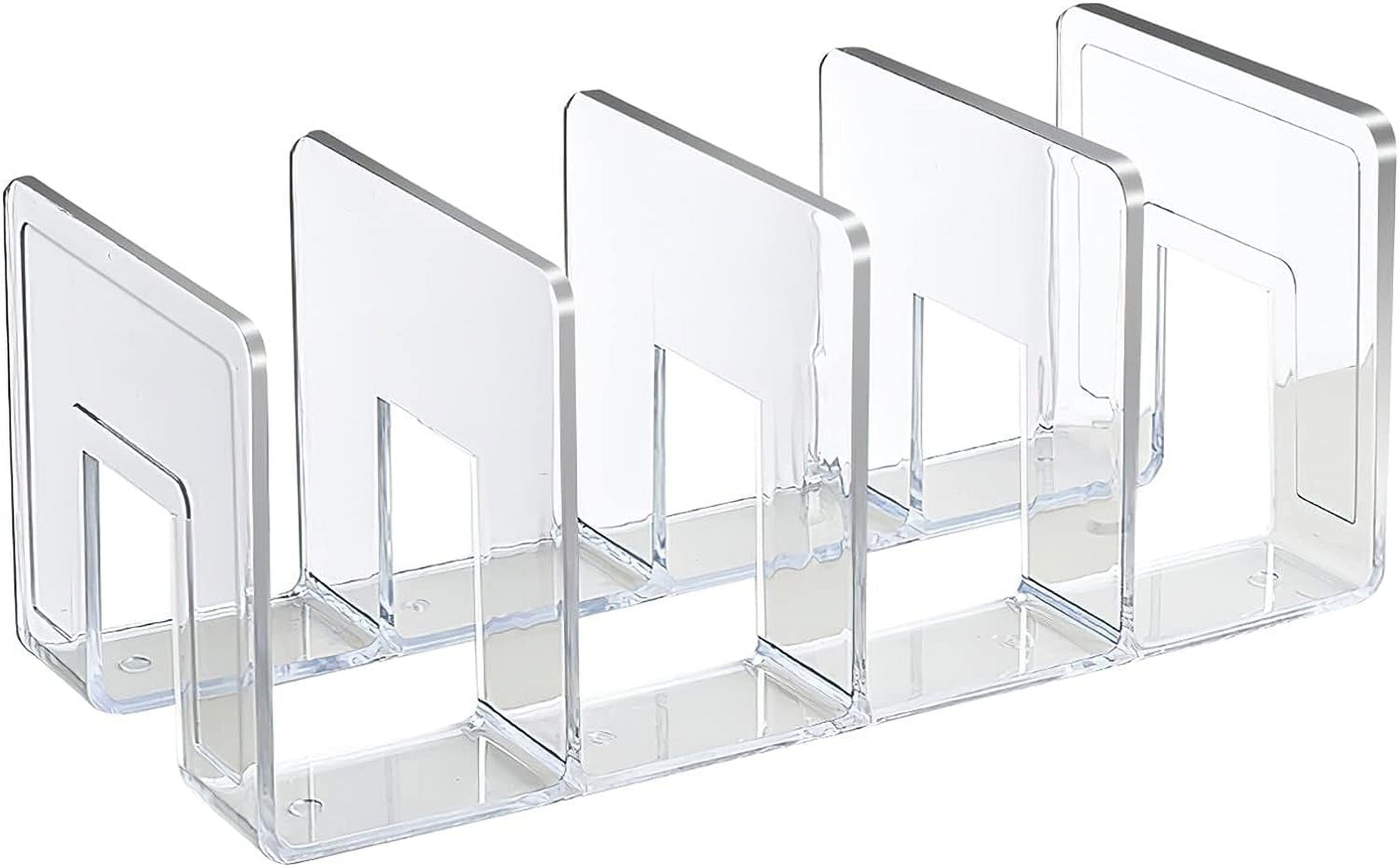 SkyAuks Sturdy Durable Acrylic File Holder Organizer, Crystal Clear ...