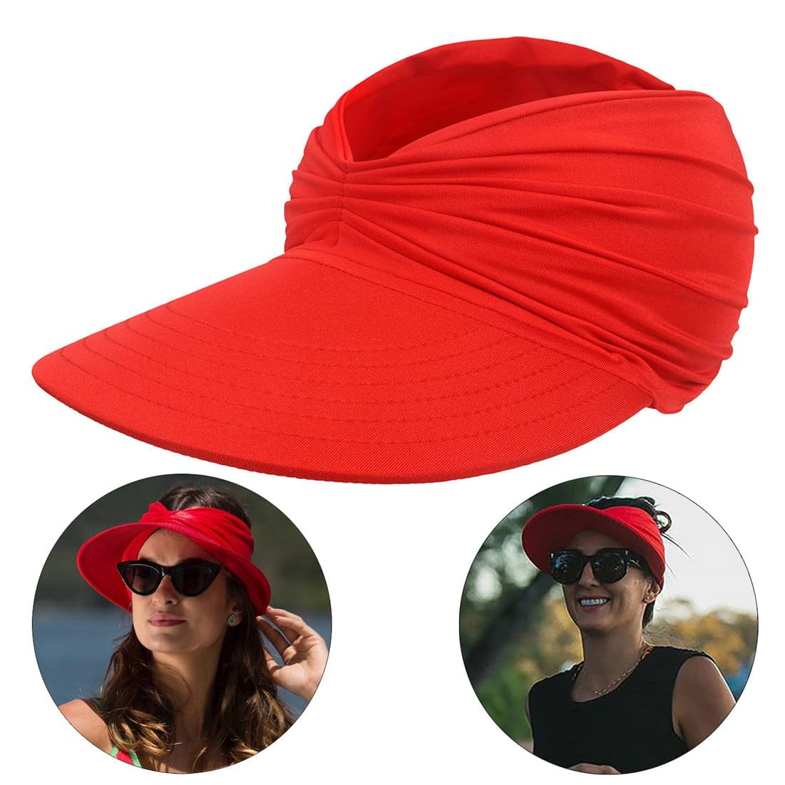 SkyAuks Sun Hats for Women UV Protection, Wide Brim Packable Sun Cap ...