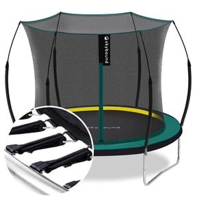 Gymax Indoor Toddler 5FT Trampoline - High Enclosed, Little Trainer ...