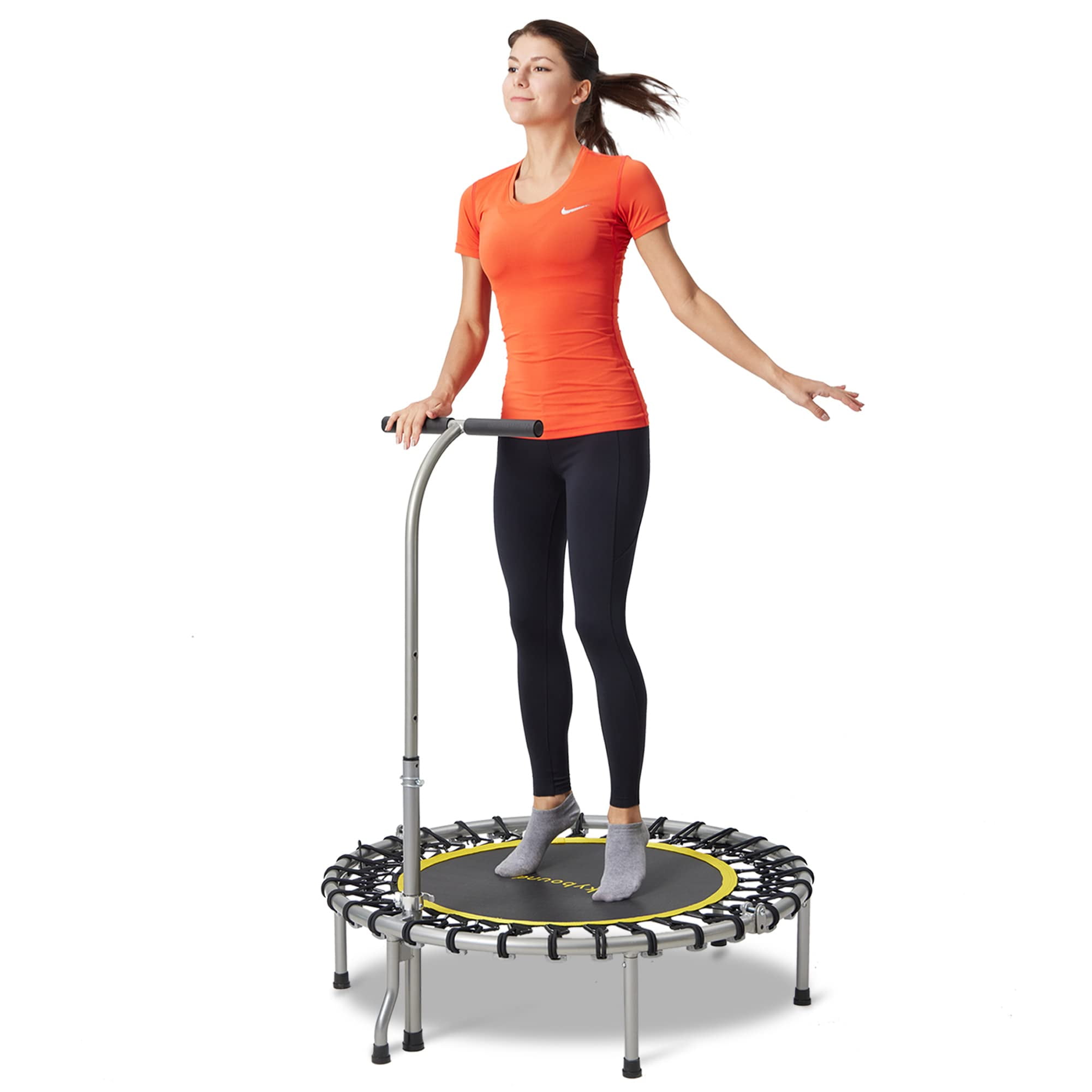SkyBound Boogie Bounce Elite 39" Foldable Mini Trampoline for Adult ...