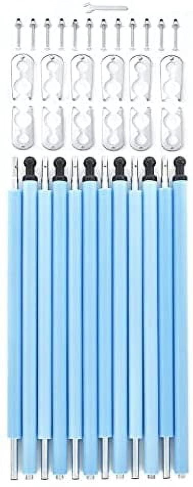 SkyBound Universal Trampoline Replacement Enclosure Poles, Set of 6 ...