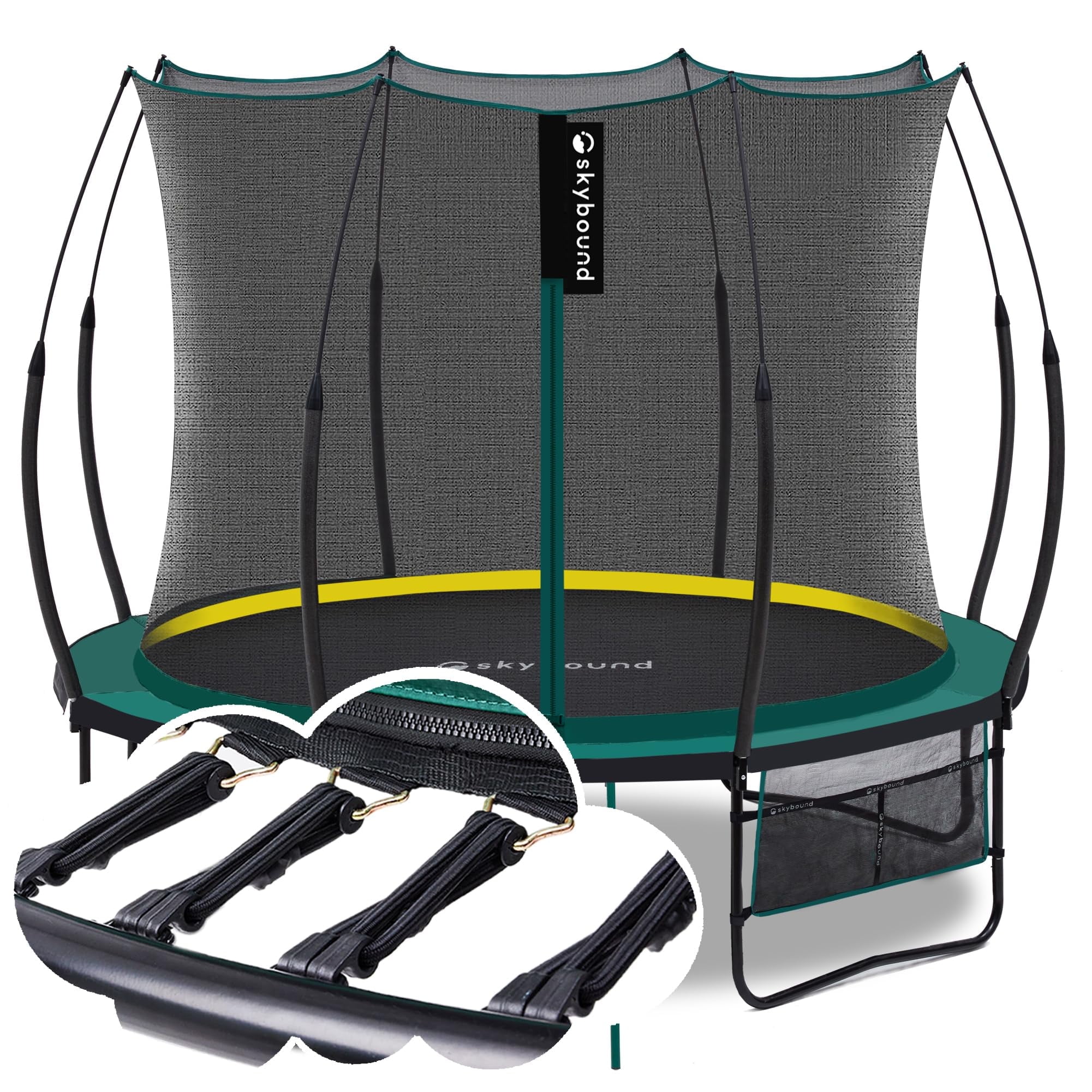 SkyBound 10ft Springless Trampoline for Kids, Indoor and Outdoor Use ...
