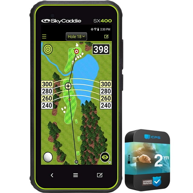 SkyCaddie SX400 Handheld Golf GPS with 4 inch Touch Display Black ...